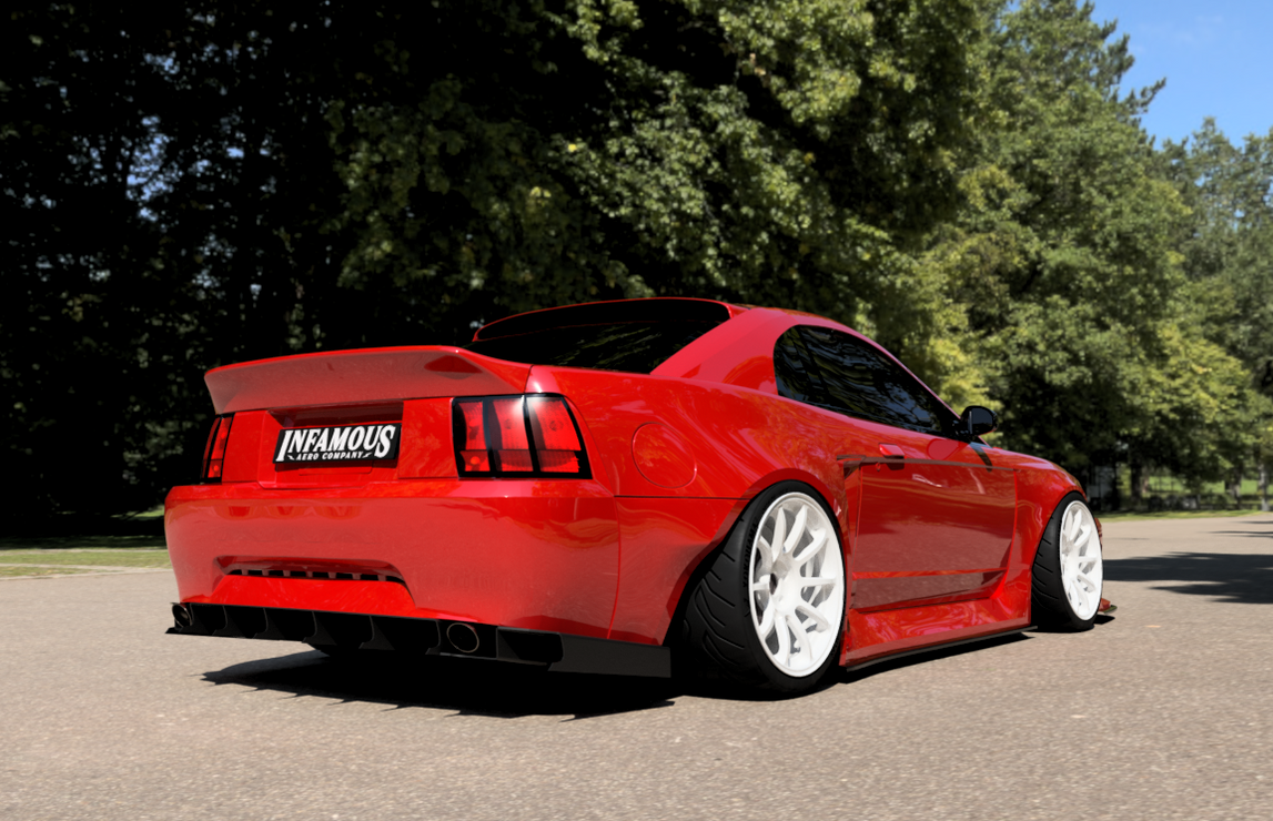 Ford Mustang Widebody Kit [New Edge] (PRE-ORDER)– Infamous Aero