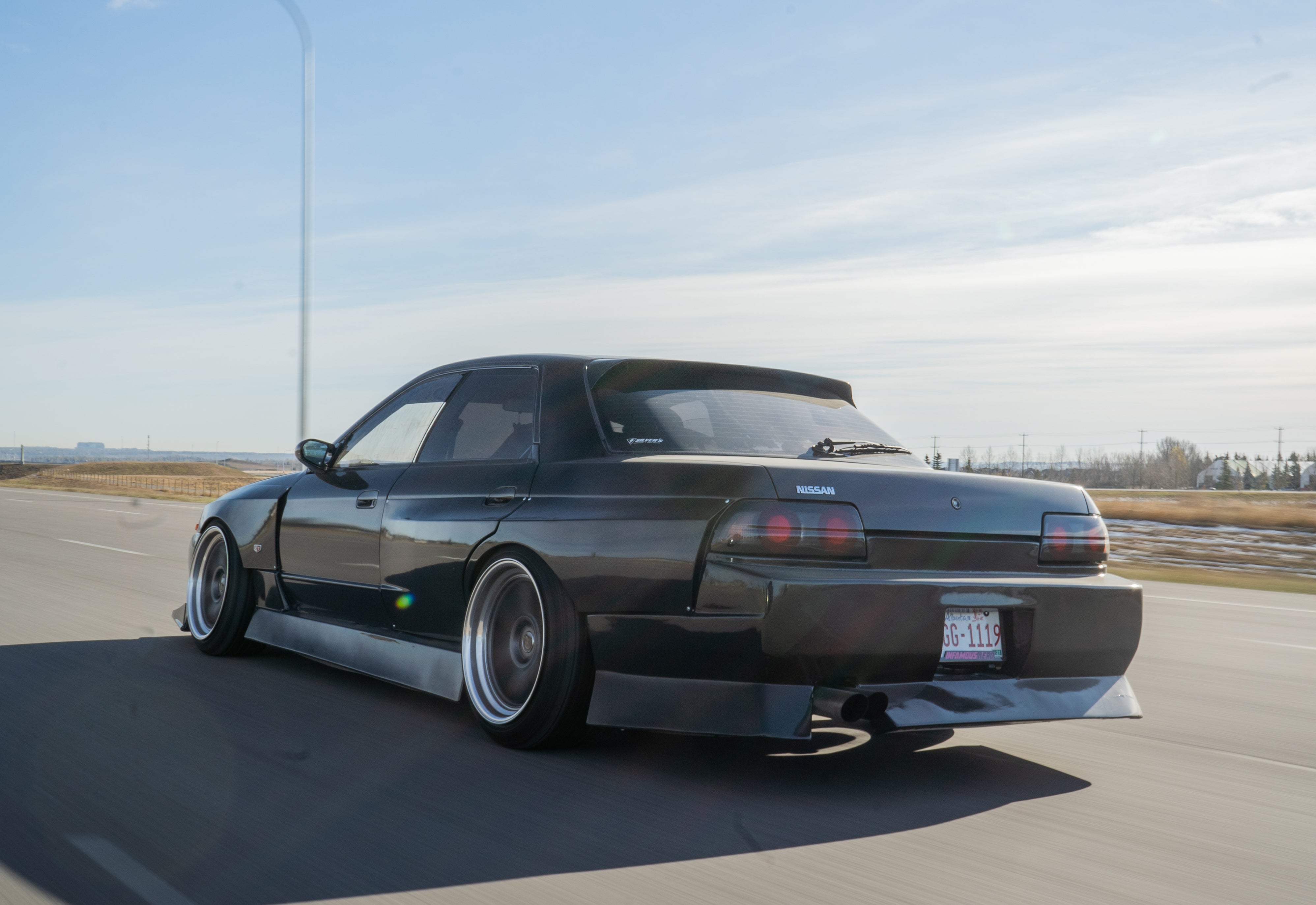 Nissan Skyline Widebody Kit [R32 Sedan] (1989-1994)– Infamous Aero