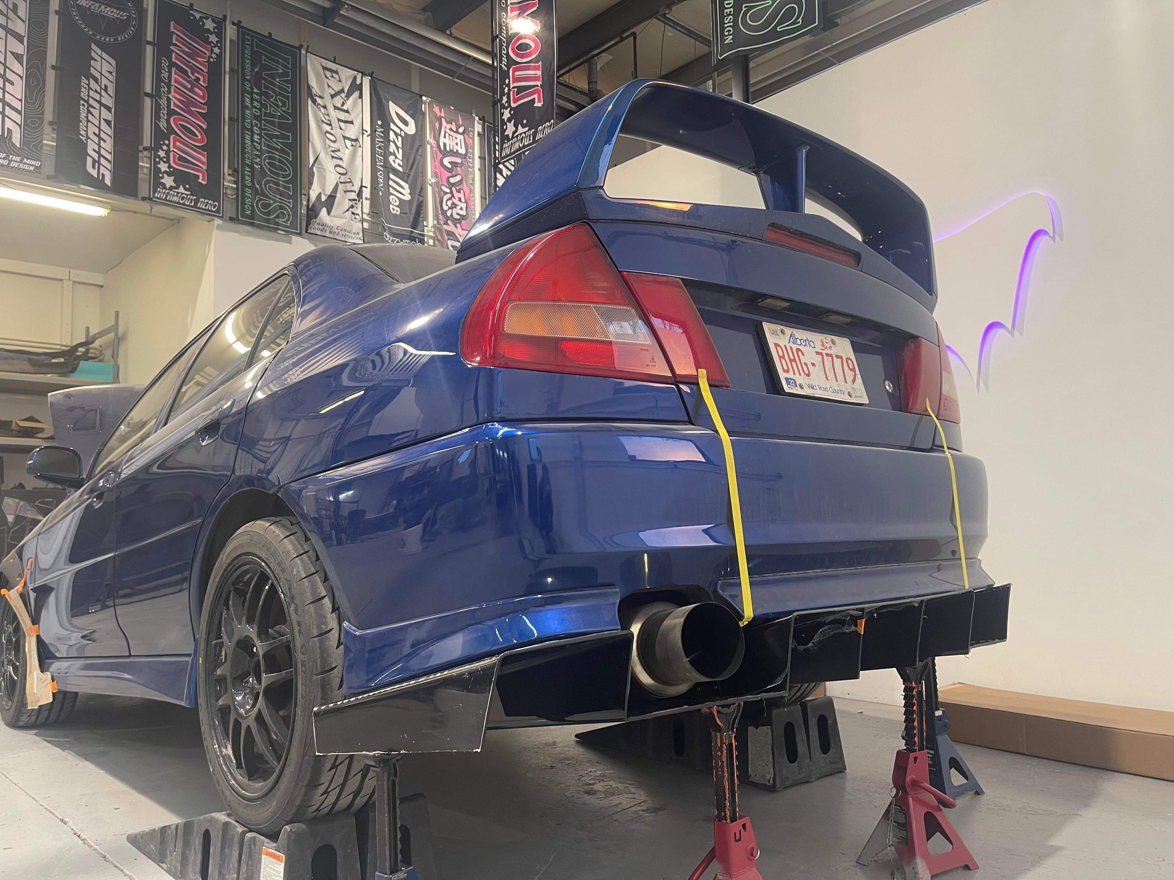 Mitsubishi Evolution IV Rear Diffuser [CN9A] (1996-1997)– Infamous Aero