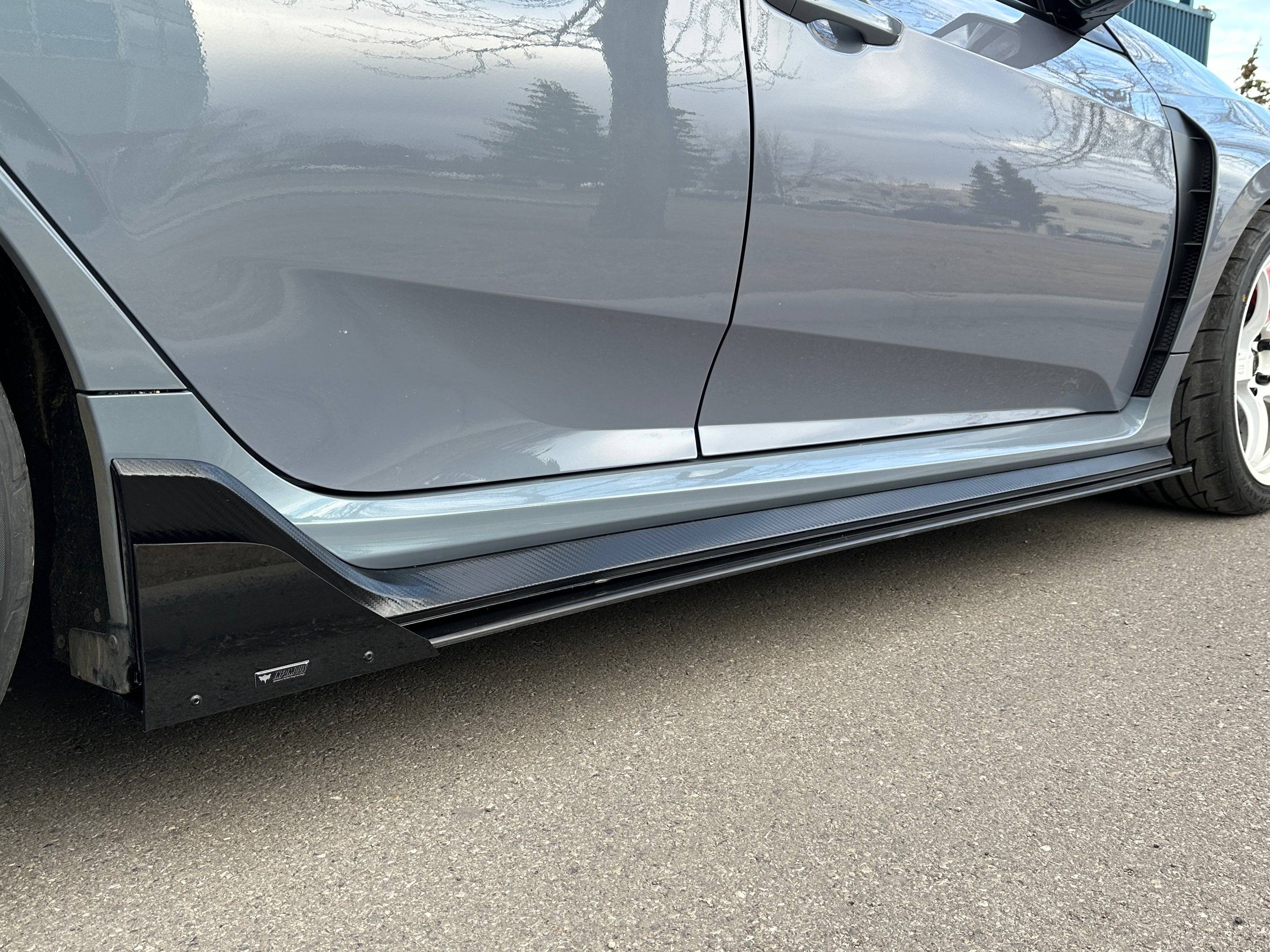 Honda Civic Type R Side Skirt Extensions [FK8] (2017-2021)– Infamous Aero