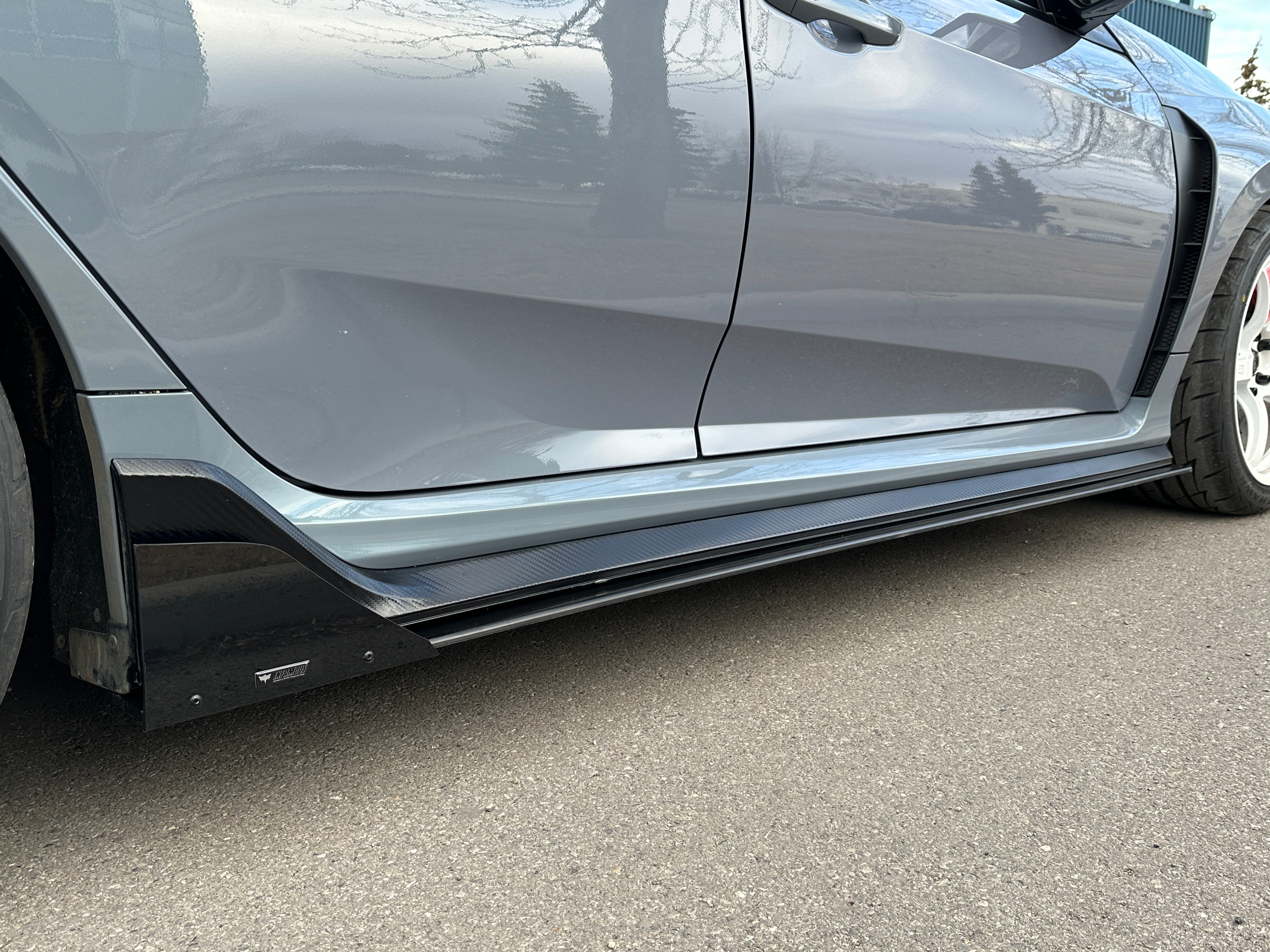 Honda Civic Type R Side Skirt Extensions [FK8] (2017-2021)– Infamous Aero