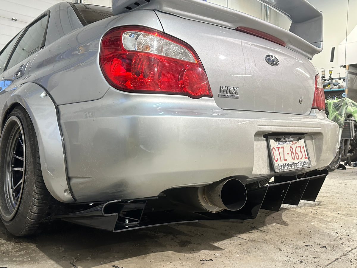 Subaru WRX/STI Rear Diffuser [GD] (2004-2005)– Infamous Aero