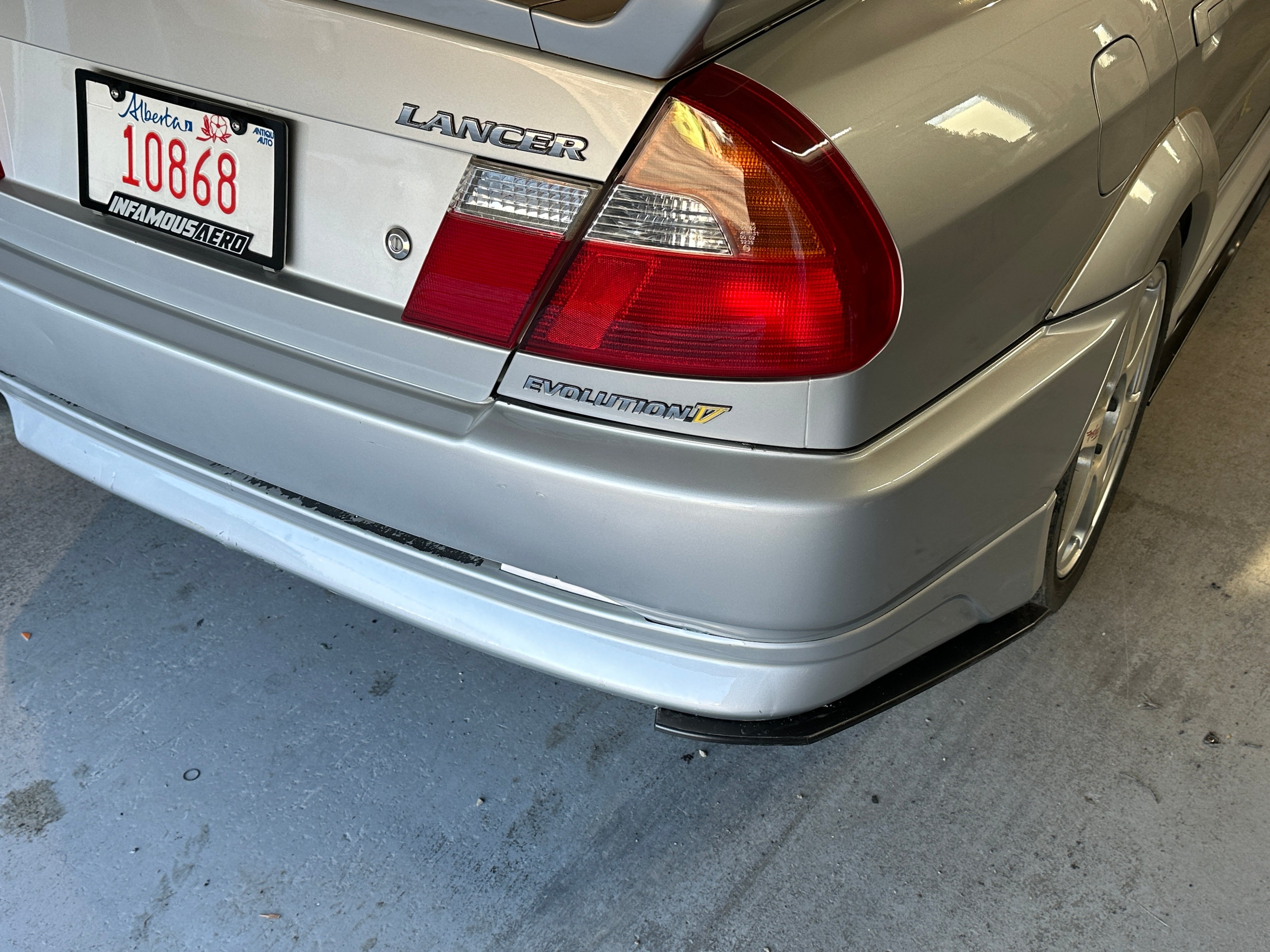 Mitsubishi Evolution V Rear Lip Kit [CP9A] (1998-1999)– Infamous Aero