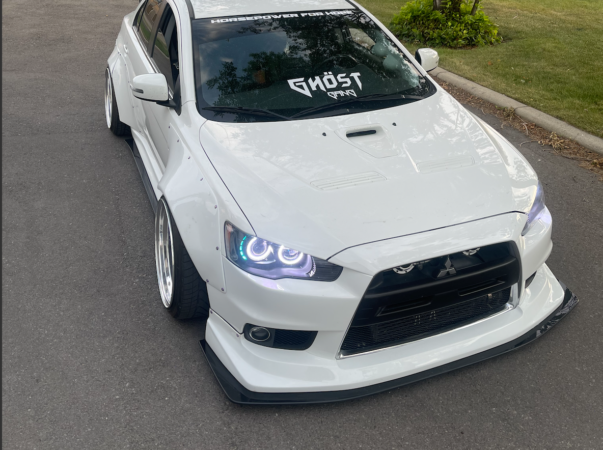 Mitsubishi Evolution X Front Splitter FOR VOLTEX LIP [CZ4A] (2008-2016 ...