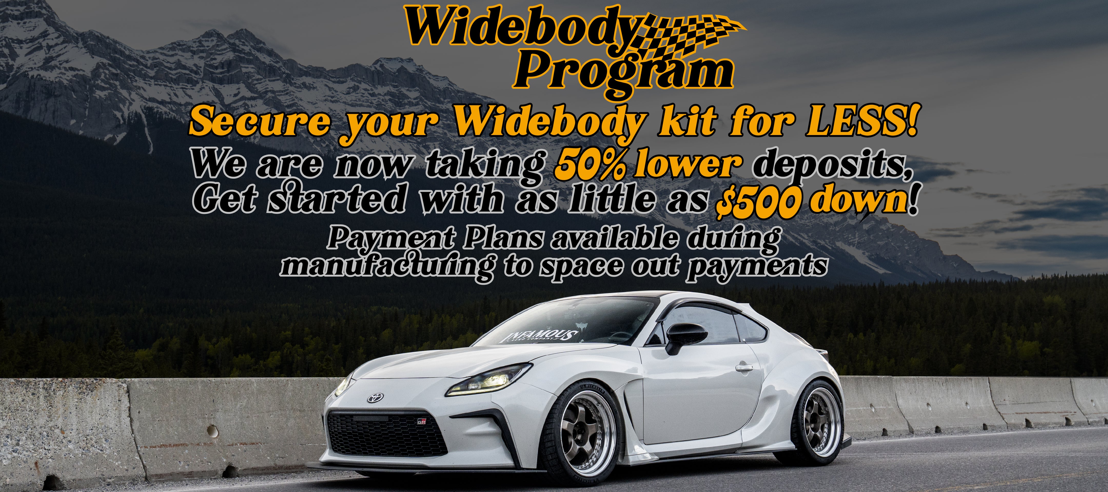 Infamous Aero Company | Automotive Aerodynamics Manufacturer